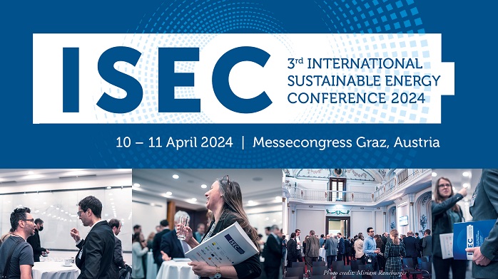 ISEC International Sustainable Energy Conference 2024 - GRÜNSTATTGRAU